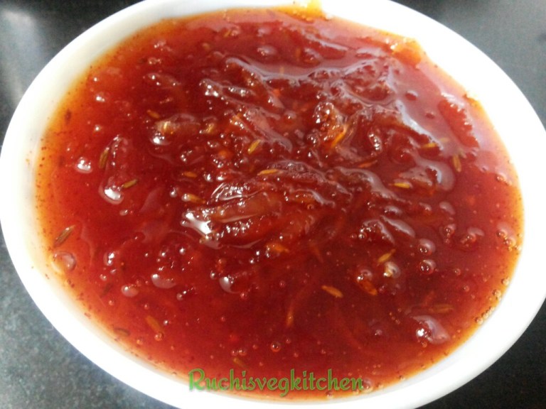 SHREDDED MANGO SWEET PICKLE (CHHUNDO) – Ruchi's Veg Kitchen
