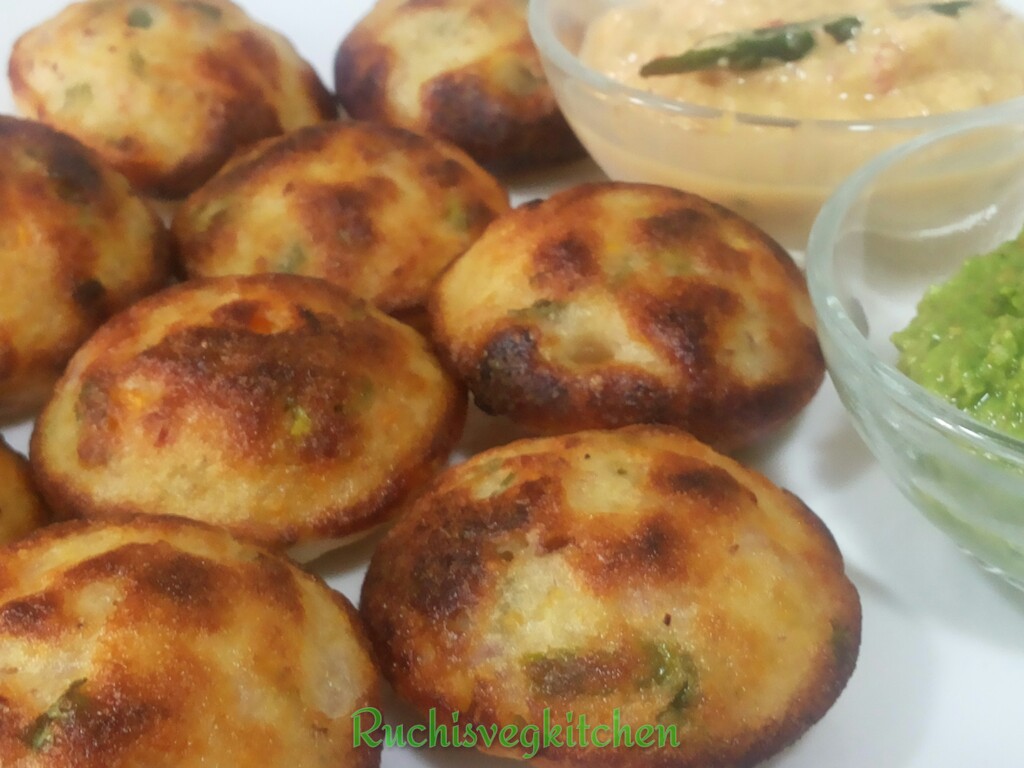 MIX VEGETABLE APPE / PANIYARAM – Ruchi's Veg Kitchen