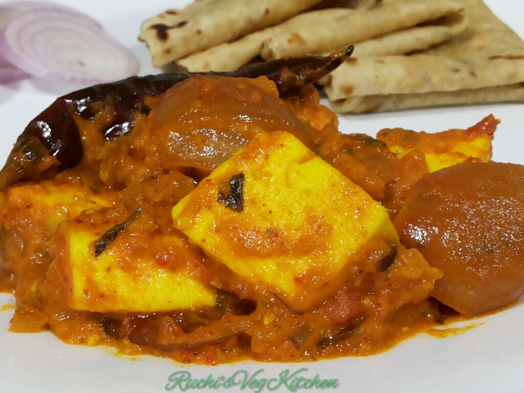 PANEER DO PYAZA – Ruchi's Veg Kitchen