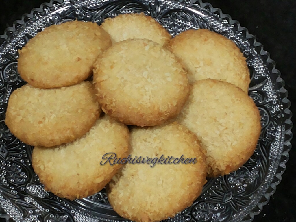 WHOLE WHEAT COCONUT COOKIES – Ruchi's Veg Kitchen