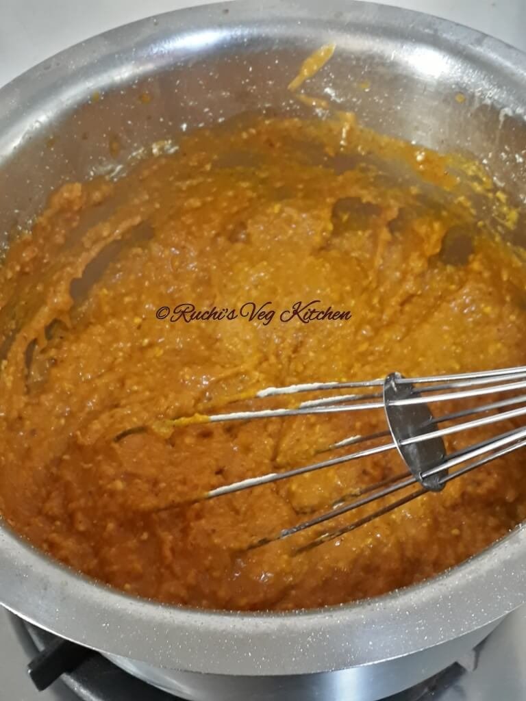 DHOKLI SUBJI / GUJARATI DHOKLI NU SHAK / CHICKPEAS FLOUR DUMPLINGS IN ...