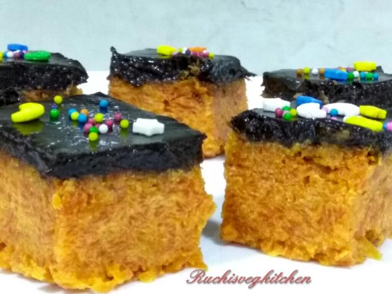 CHOCO CARROT FUDGE – Ruchi's Veg Kitchen