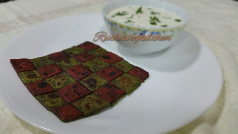 CHECKER BOARD PARATHA – Ruchi's Veg Kitchen