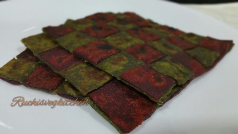 CHECKER BOARD PARATHA – Ruchi's Veg Kitchen