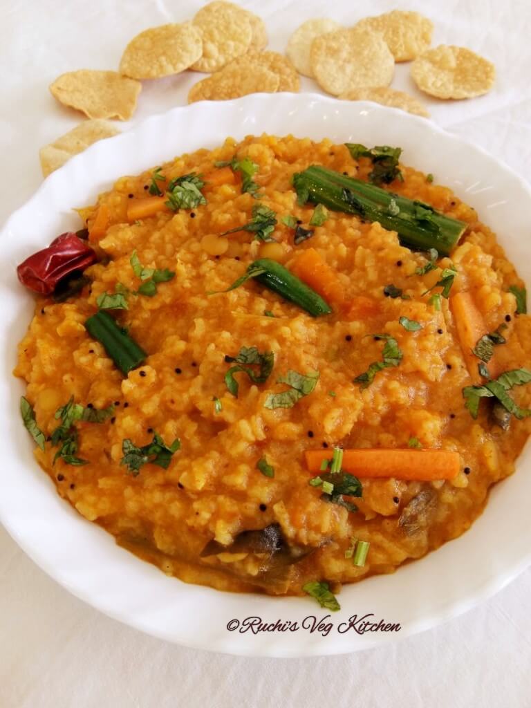 SAMBHAR RICE / SAMBHAR SADAM – Ruchi's Veg Kitchen