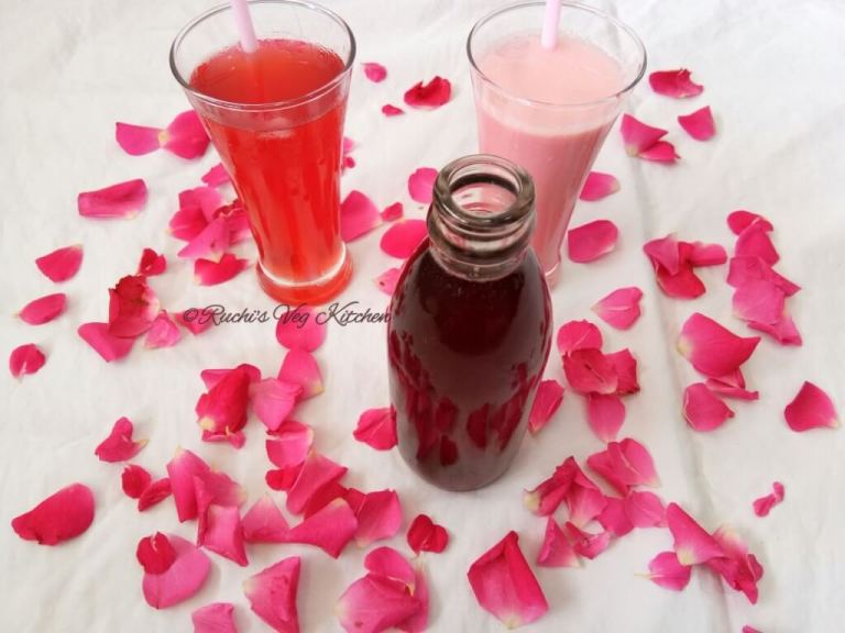ROSE SYRUP – Ruchi's Veg Kitchen