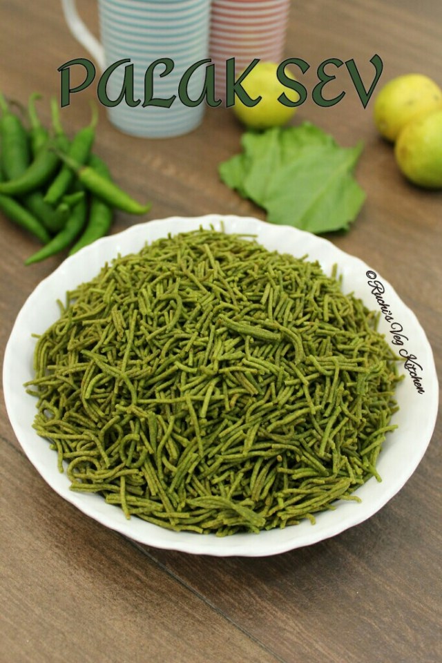 PALAK SEV – Ruchi's Veg Kitchen