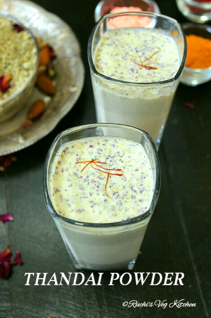 THANDAI POWDER – Ruchi's Veg Kitchen