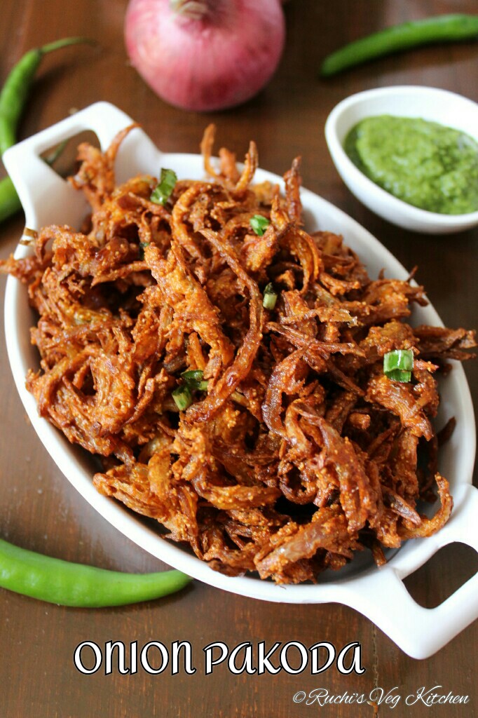 ONION PAKODA – Ruchi's Veg Kitchen