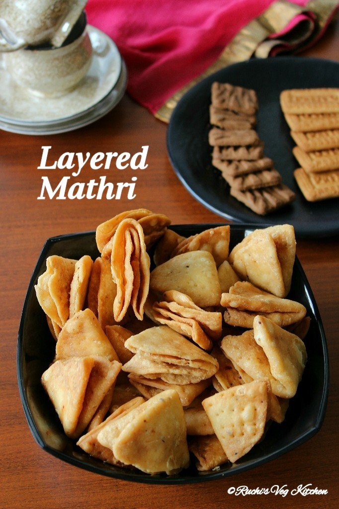 LAYERED MATHRI / NIMKI / PARTI MATHRI – Ruchi's Veg Kitchen