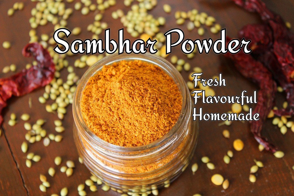 SAMBHAR POWDER | SAMBHAR PODI | HOMEMADE SAMBHAR MASALA – Ruchi's Veg ...
