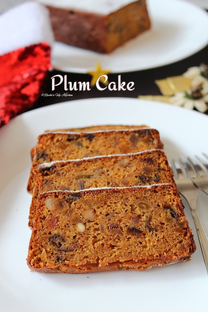 RICH PLUM CAKE / EGGLESS PLUM CAKE/ CHRISTMAS SPECIAL CAKE – Ruchi's Veg Kitchen