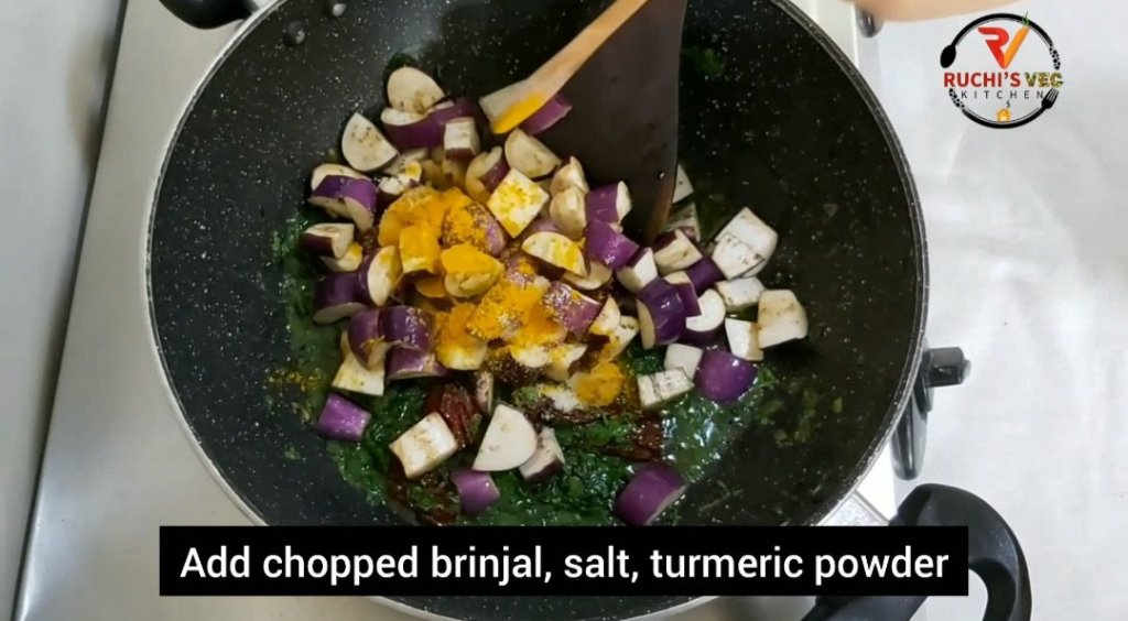 FENUGREEK, BRINJAL and PIGEON PEA CURRY / RINGAN TUVER METHI NU SHAK ...