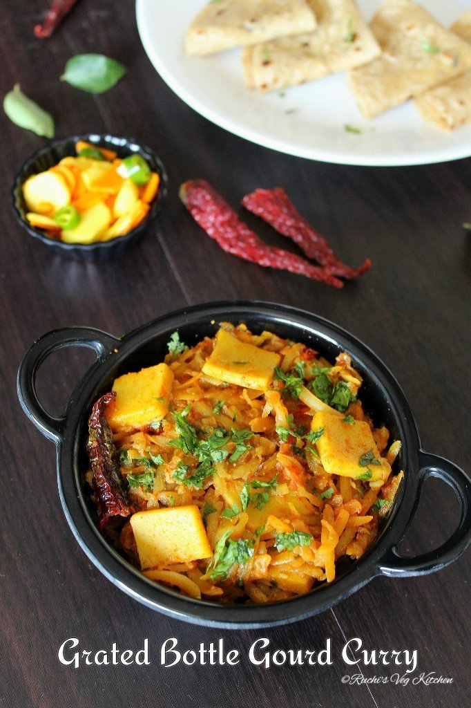 GRATED BOTTLE GOURD CURRY – Ruchi's Veg Kitchen