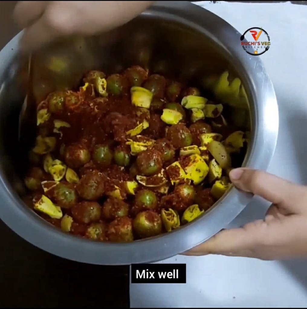 STUFFED GUNDA AND MANGO PICKLE – Ruchi's Veg Kitchen