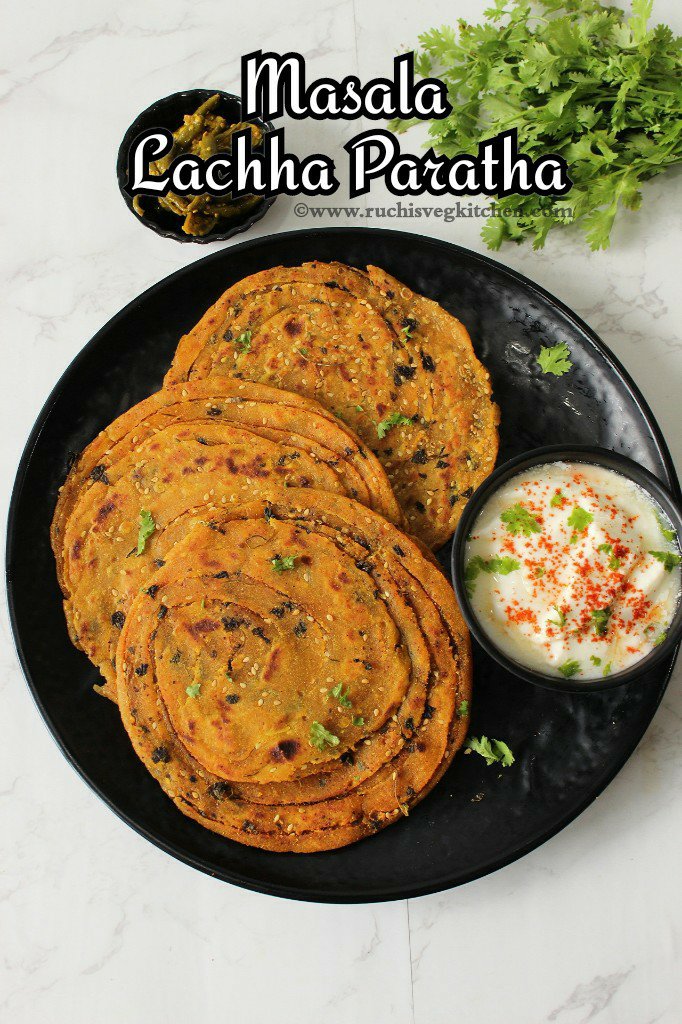 Masala Lachha Paratha – Ruchi's Veg Kitchen