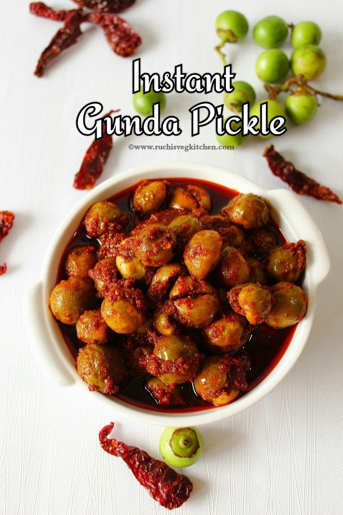 Instant Gunda Pickle – Ruchi's Veg Kitchen