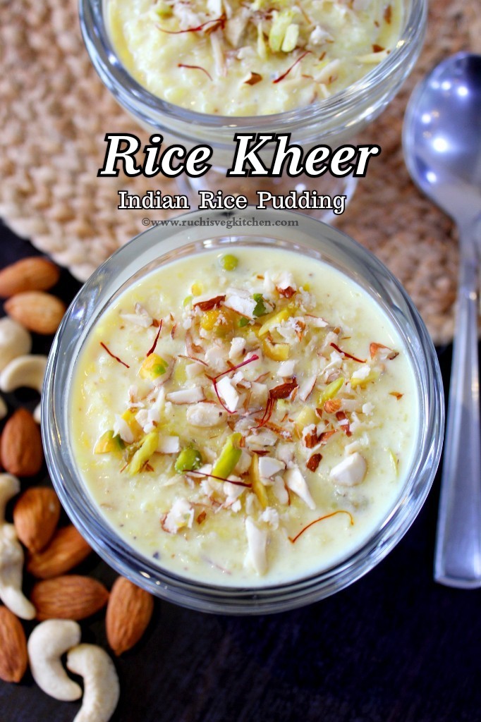 Rice Kheer – Ruchi's Veg Kitchen