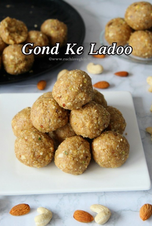 Gond ke Ladoo – Ruchi's Veg Kitchen