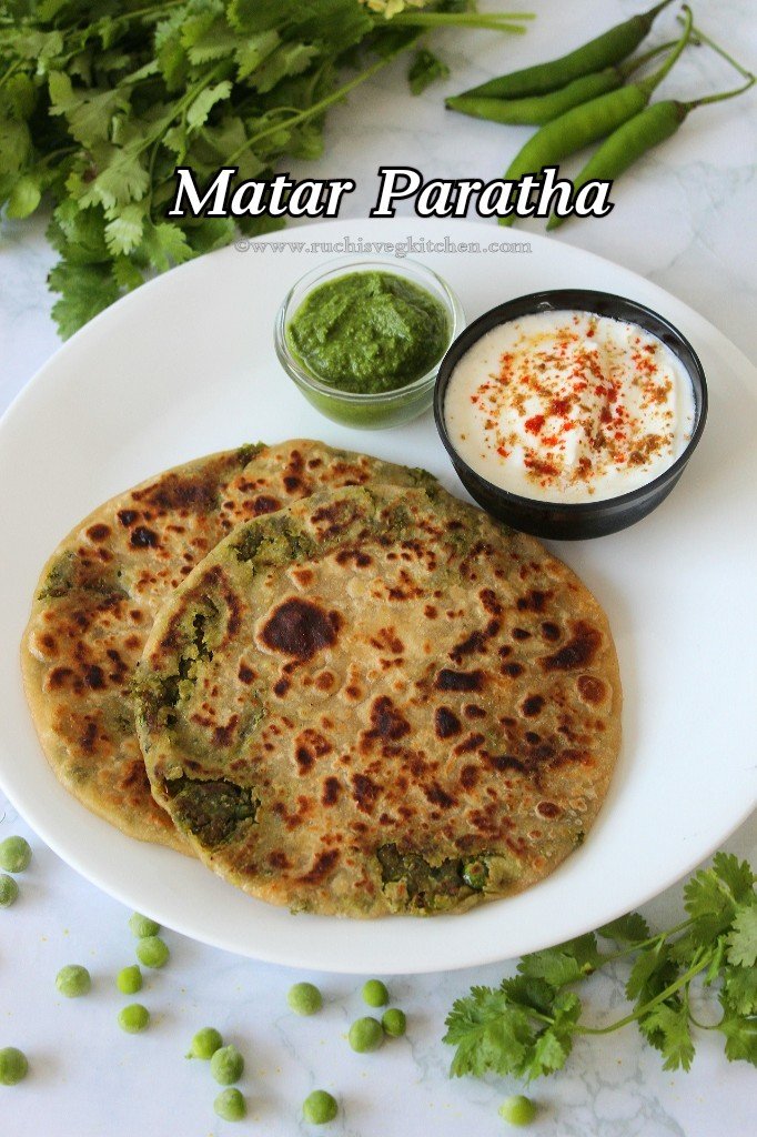Matar Paratha – Ruchi's Veg Kitchen